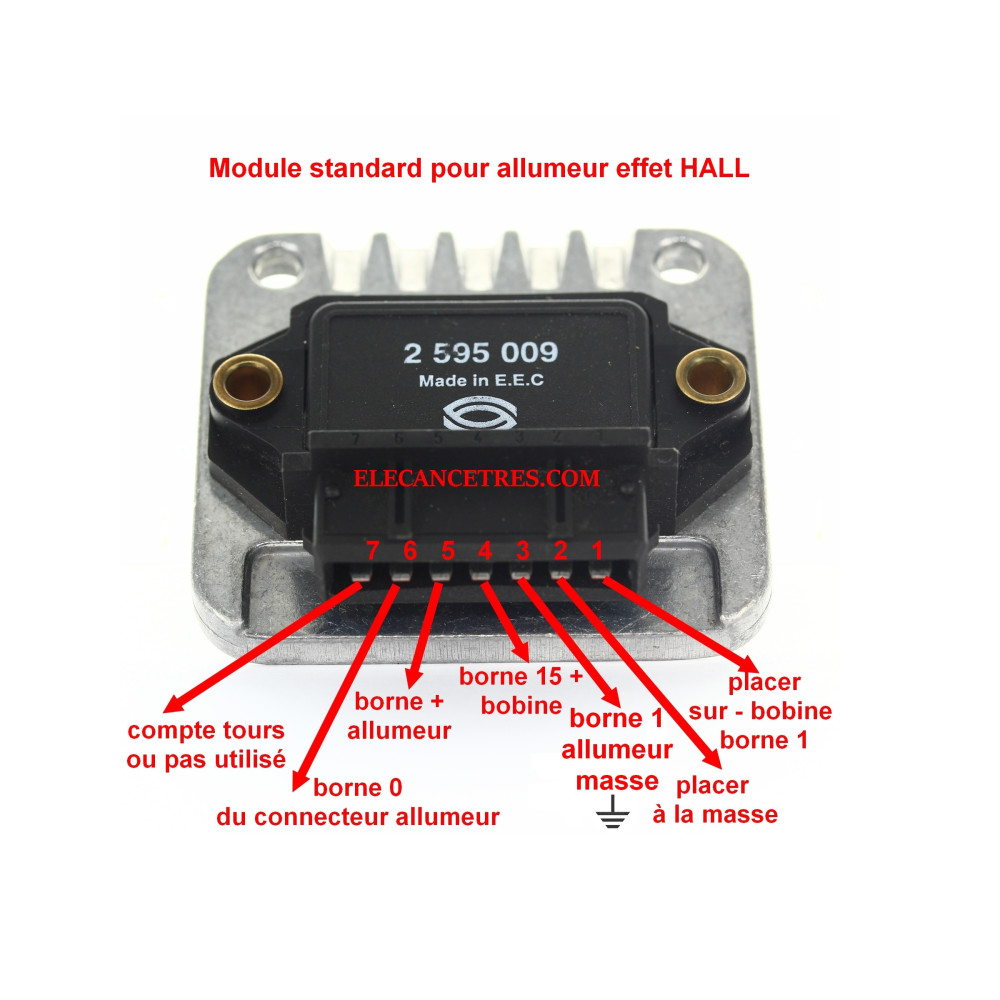 Module d'allumage AUDI - PORSCHE - SAAB - VW